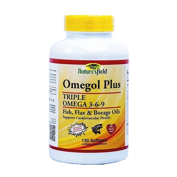 Nature’s Field Omegol Plus Omega 3-6-9 supplement for Heart, Brain ...
